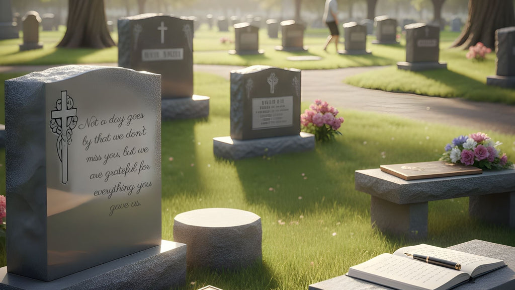 100+ Memorial Quotes and Short Gravestone Sayings for Headstones, Urns ...