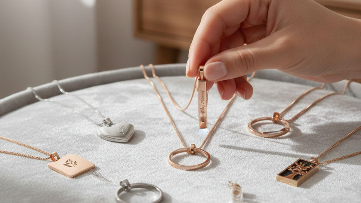 Best Cremation Necklace Styles: Lockets, Bars, Hearts & Modern Minimal ...
