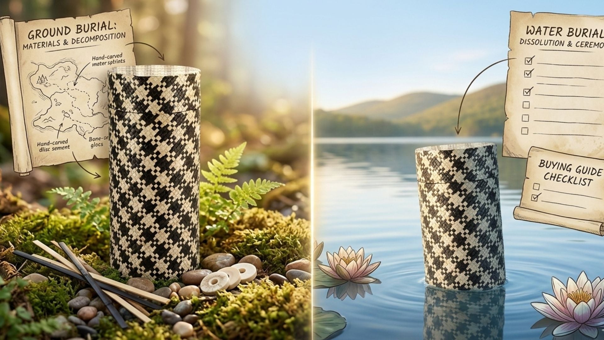 Biodegradable Urns Explained: Eco-Friendly Materials, Water vs Ground ...