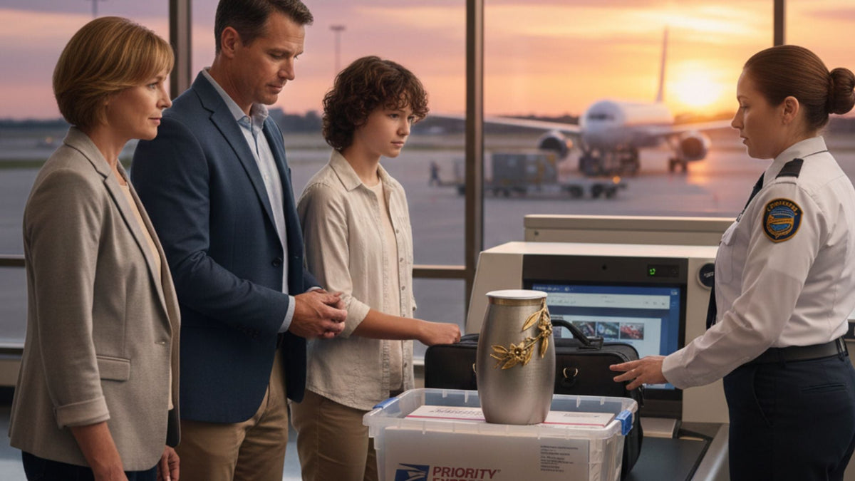 Flying or Shipping Ashes From Alabama (2026): TSA Rules, USPS Shipping ...