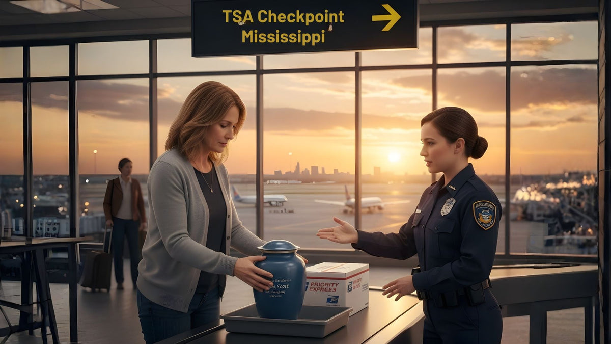 Flying or Shipping Ashes From Mississippi (2026): TSA Rules, USPS Ship ...