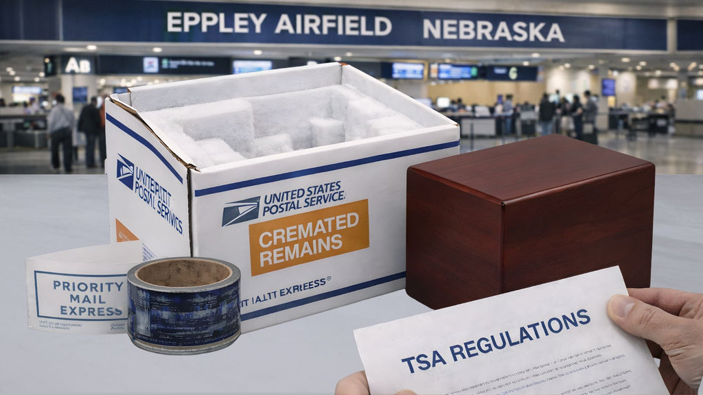 Flying or Shipping Ashes From Nebraska (2026): TSA Rules, USPS Shippin ...