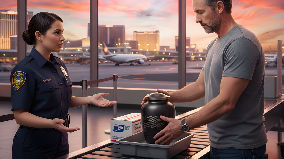 Flying or Shipping Ashes From Nevada (2026): TSA Rules, USPS Shipping ...