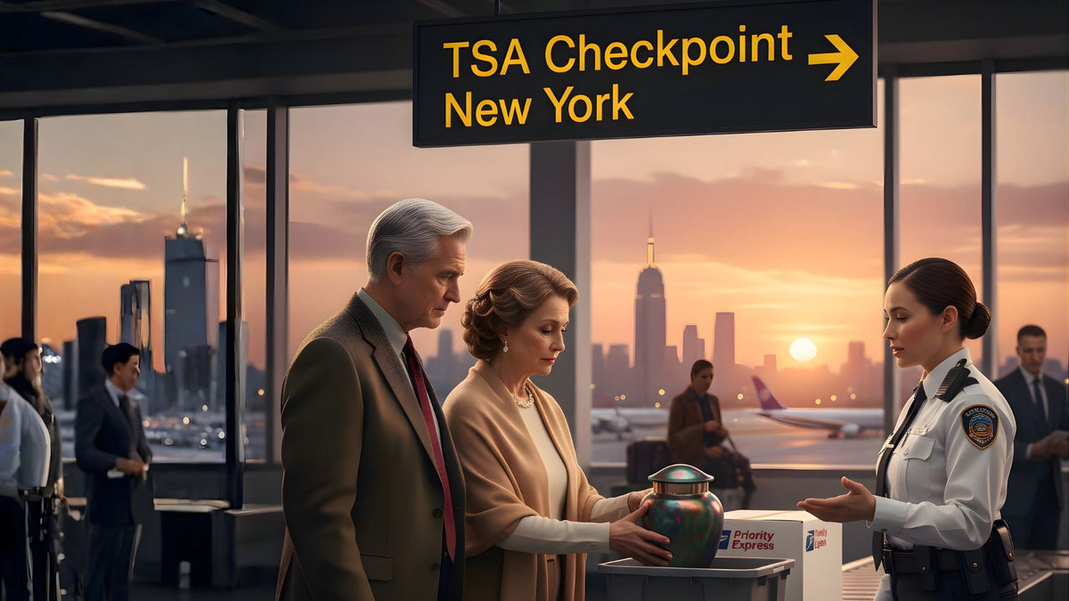 Flying or Shipping Ashes From New York (2026): TSA Rules, USPS Shippin ...