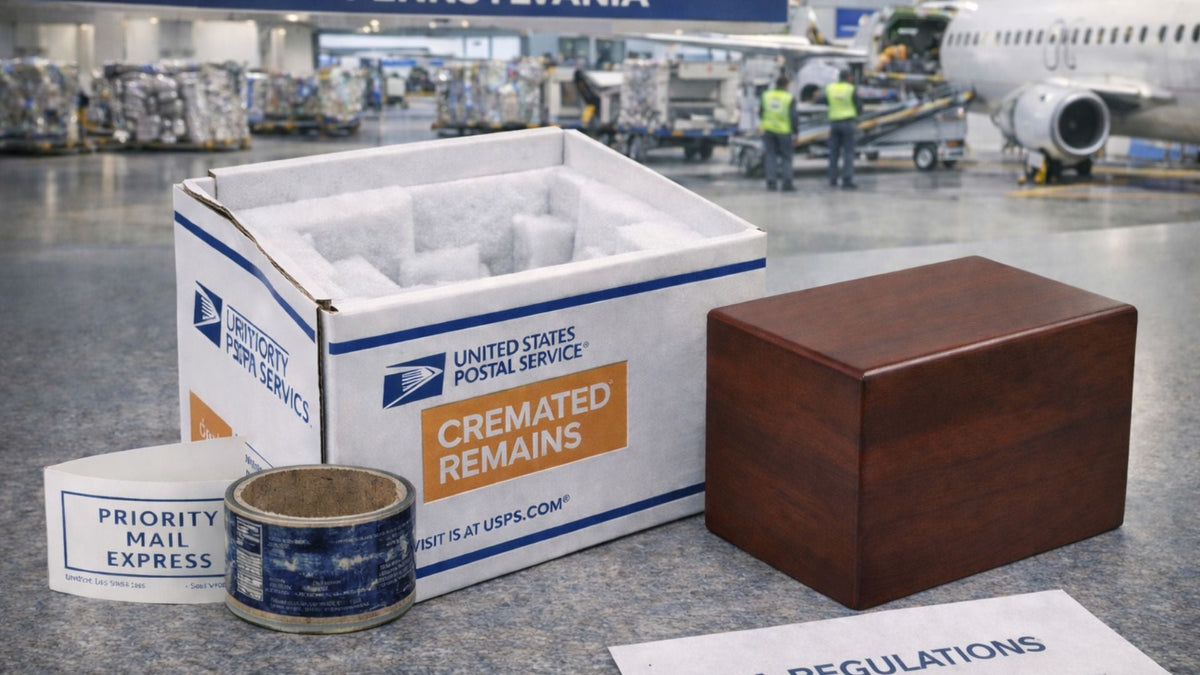 Flying or Shipping Ashes From Pennsylvania (2026): TSA Rules, USPS Shi ...