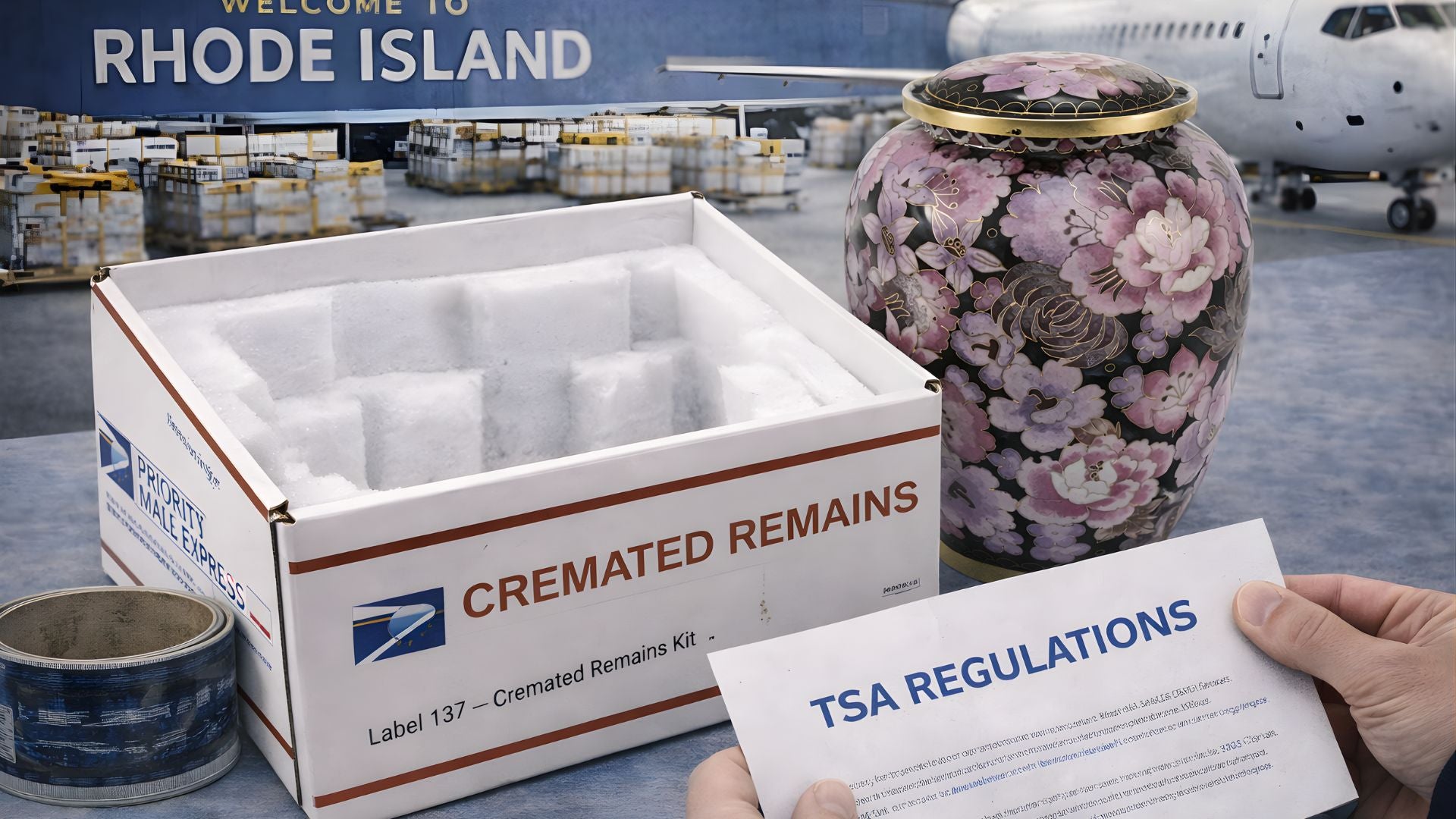 Flying or Shipping Ashes From Rhode Island (2026): TSA Rules, USPS Shi ...