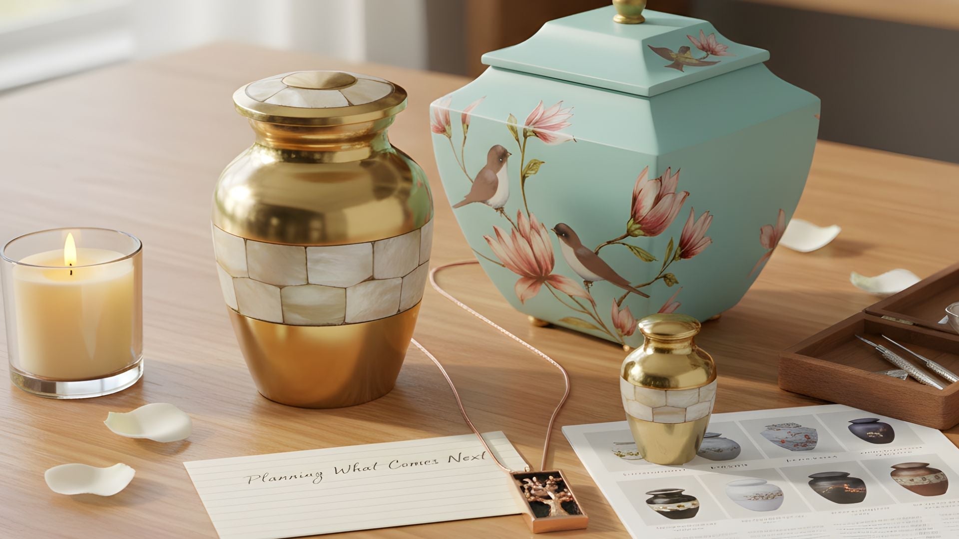 A Calm Guide to Cremation Urns, Keepsakes, and Memorial Jewelry: Plann ...