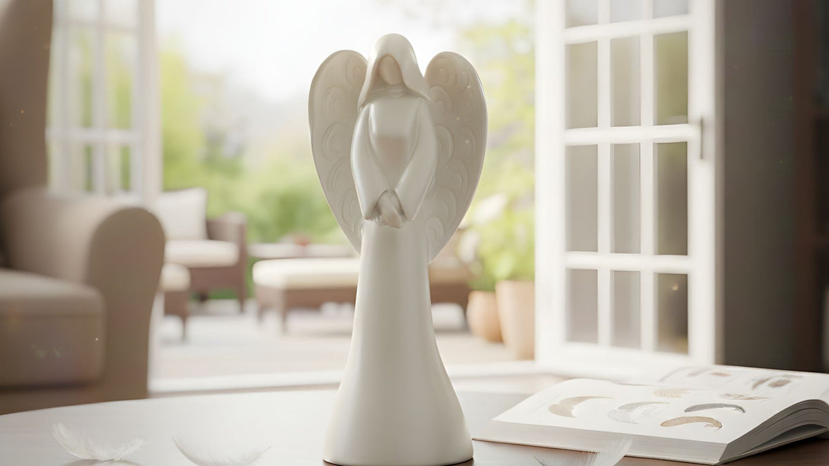 Urnas de cremación con forma de ángel y recuerdos con alas de ángel: s ...