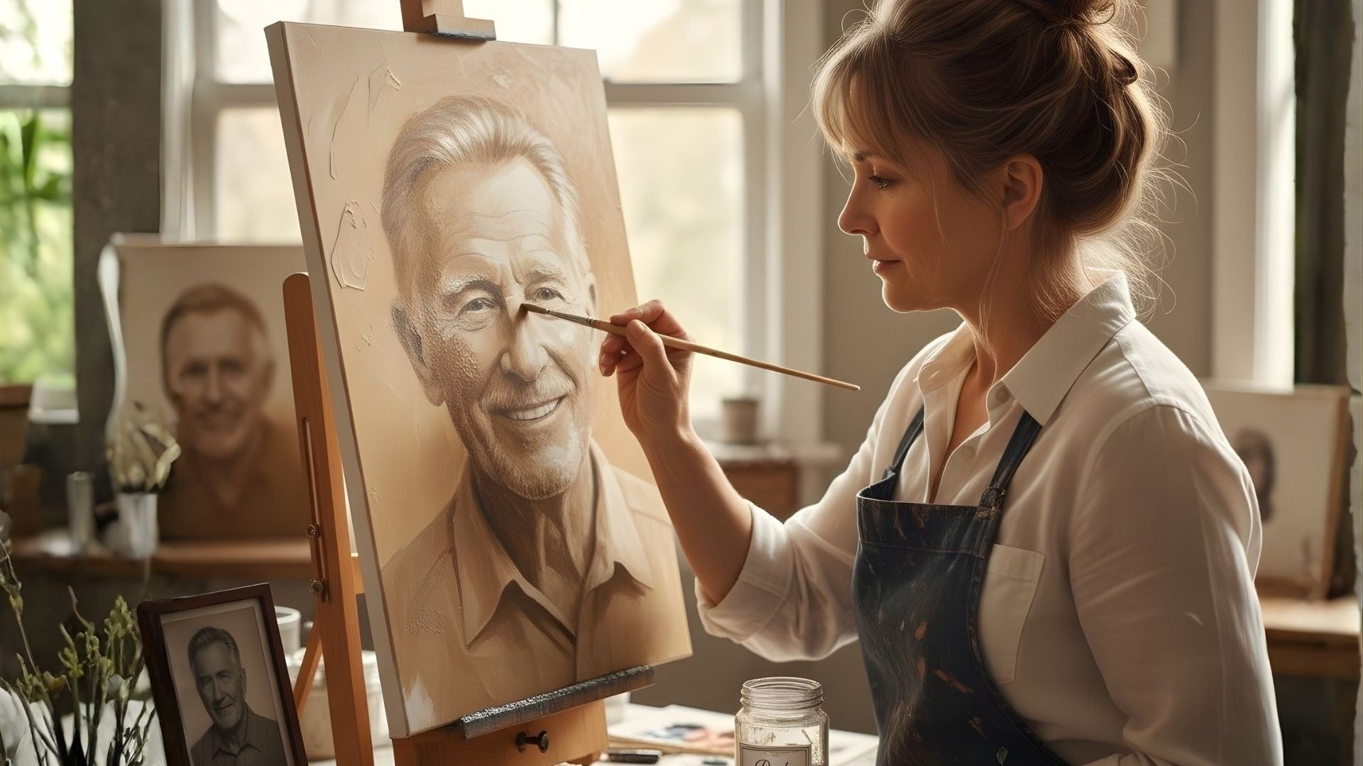 Ash-Infused Portrait Paintings: Using Cremains in Art Safely and Respe ...
