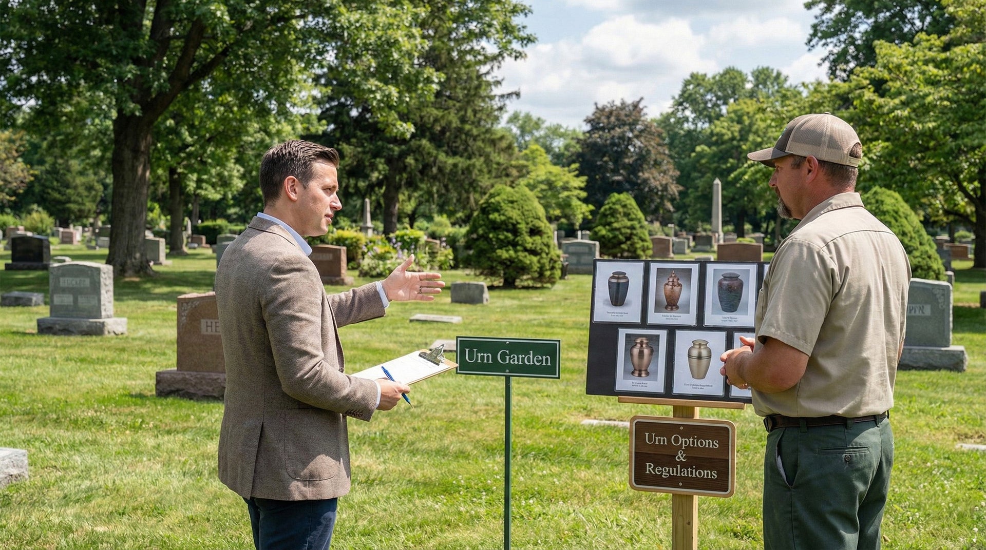 Burial Urns 101: What You Need for Cemetery or Ground Burial (Capacity ...