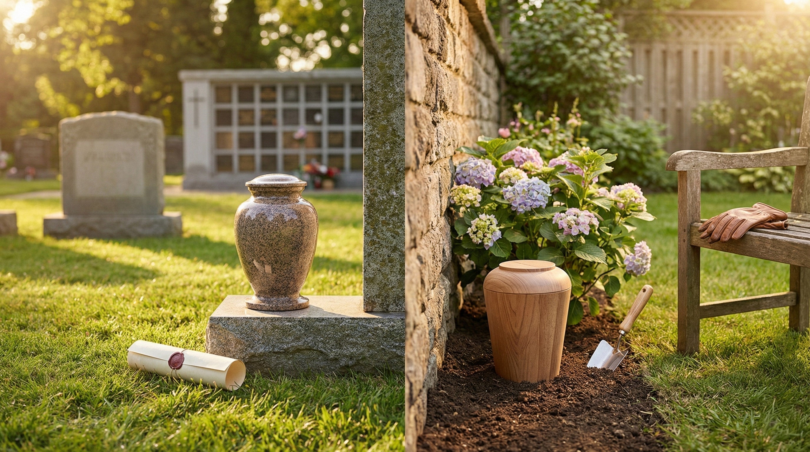 Burying Cremation Ashes: Cemetery vs Backyard, Depth, Containers and P ...
