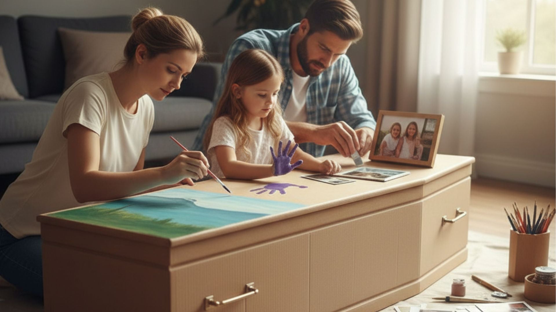 Cardboard Coffins: Decorating and Personalizing Tips (Paint, Photos, H ...
