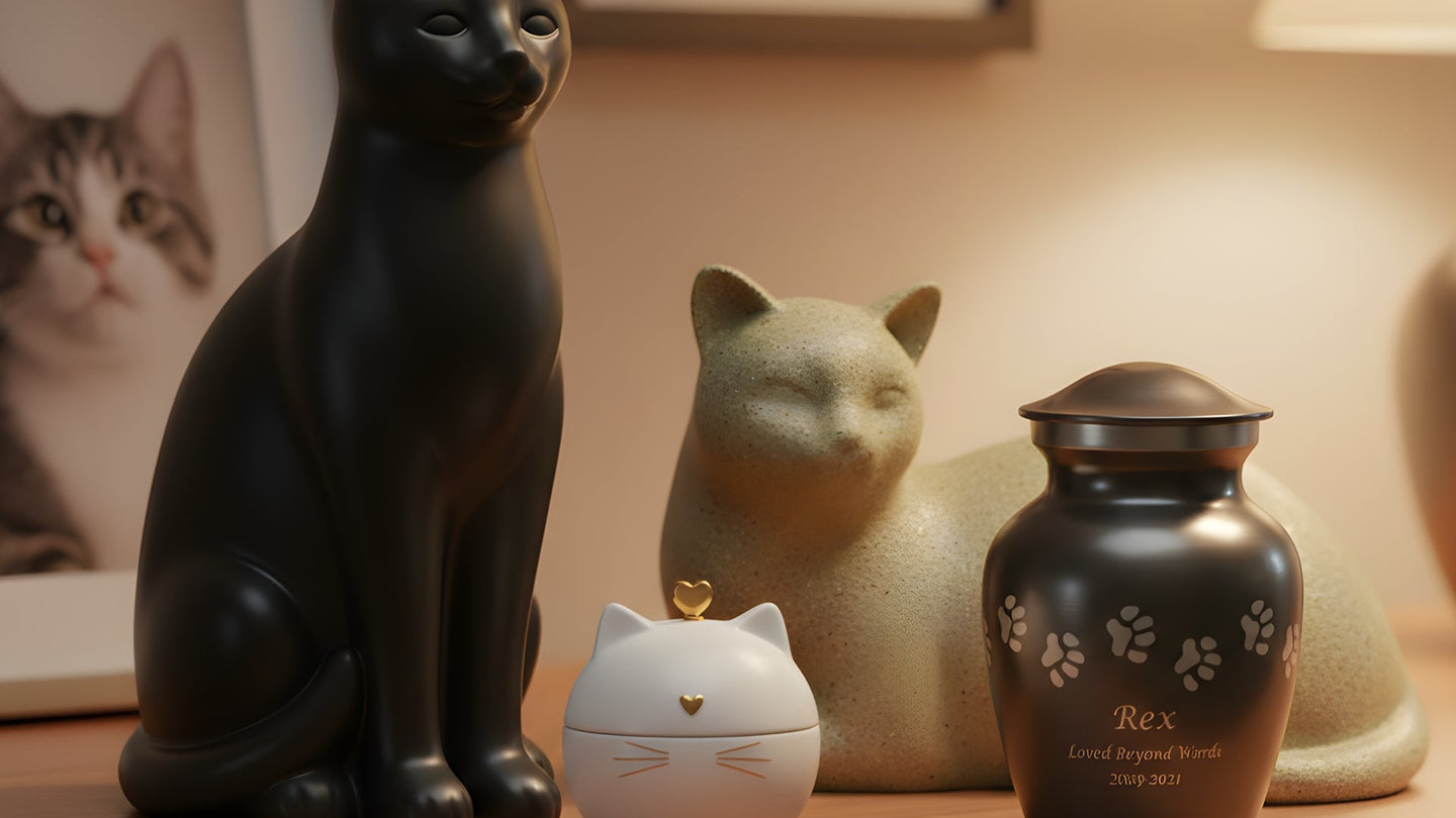 Cat Urns for Ashes: Size Guide, Styles, and Personalized Options for C ...