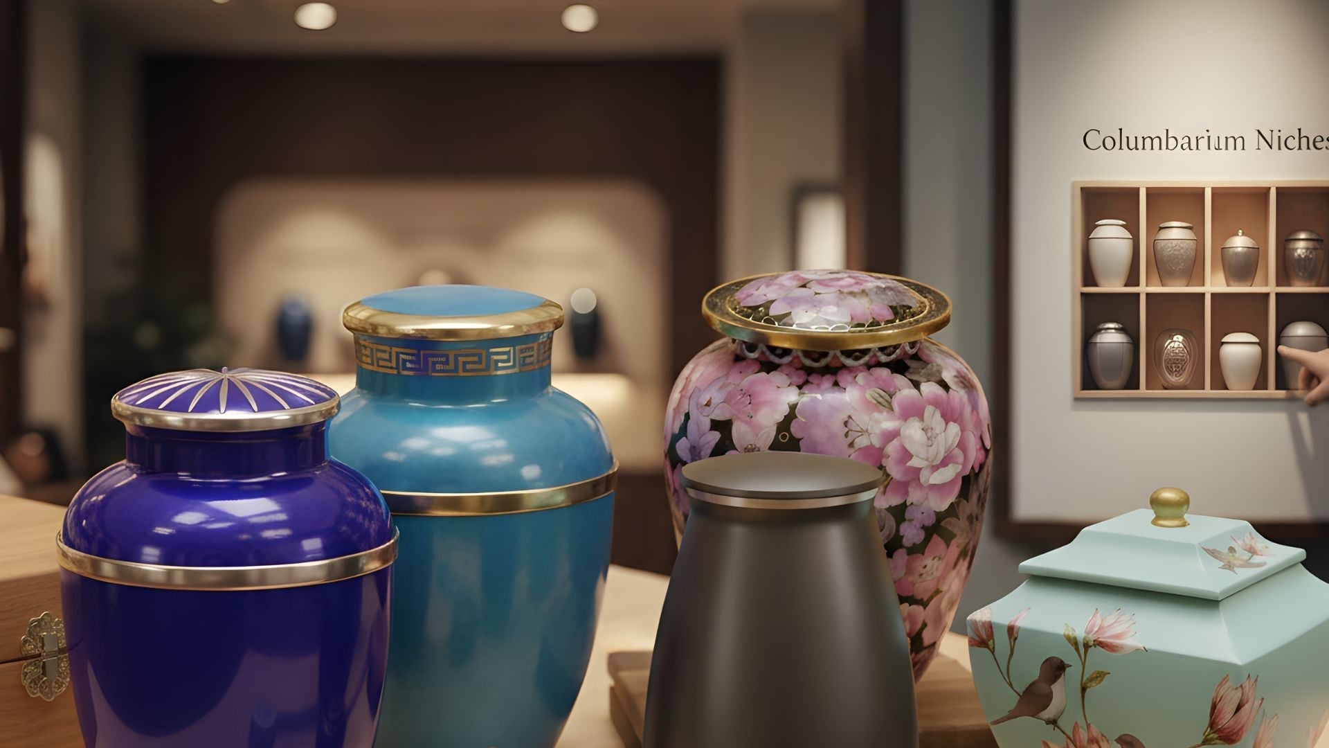 Choosing a Cremation Urn: Size, Material, Price, and Columbarium Niche ...
