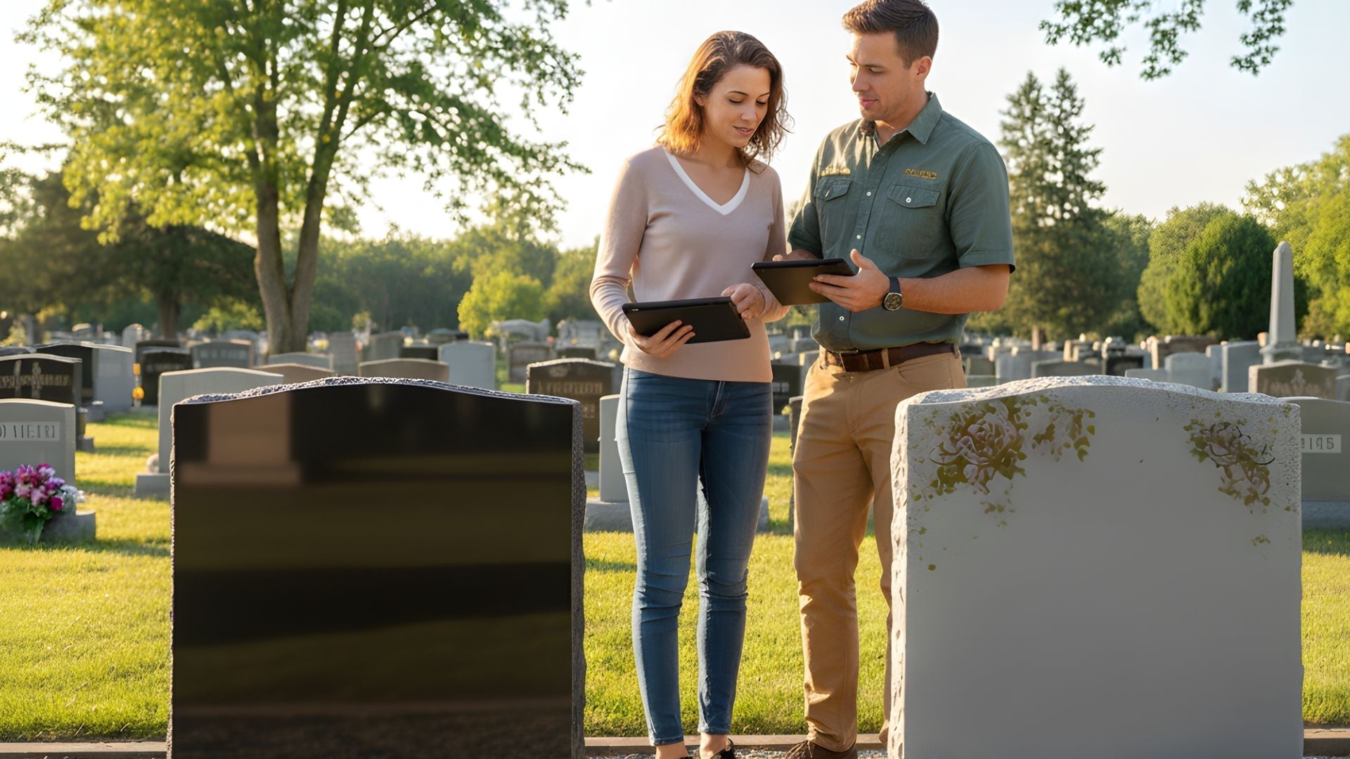 Choosing a Headstone Color and Finish: How It Looks Now—and Years from ...