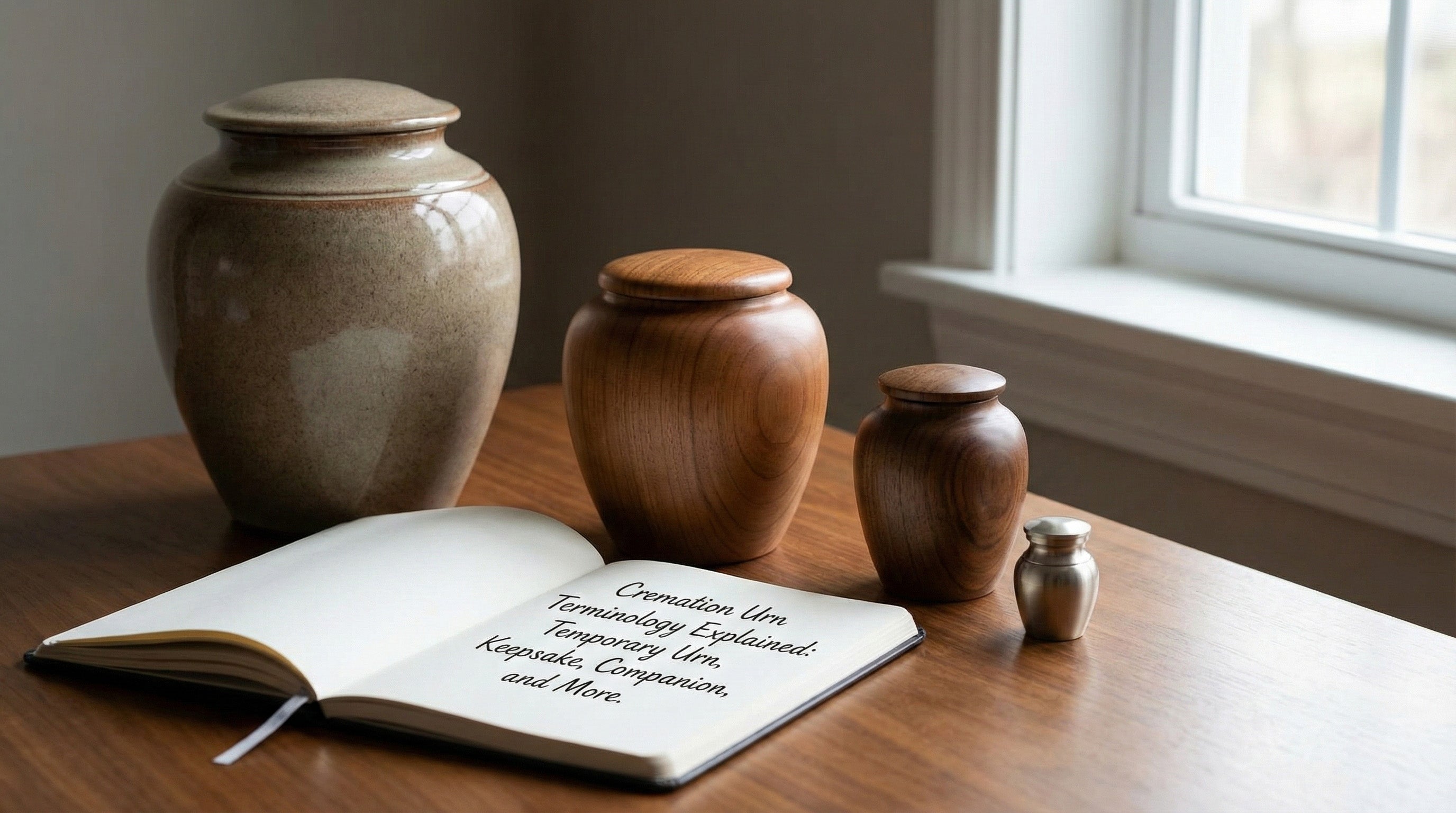 Cremation Urn Terminology Explained: Temporary Urn, Keepsake, Companio ...