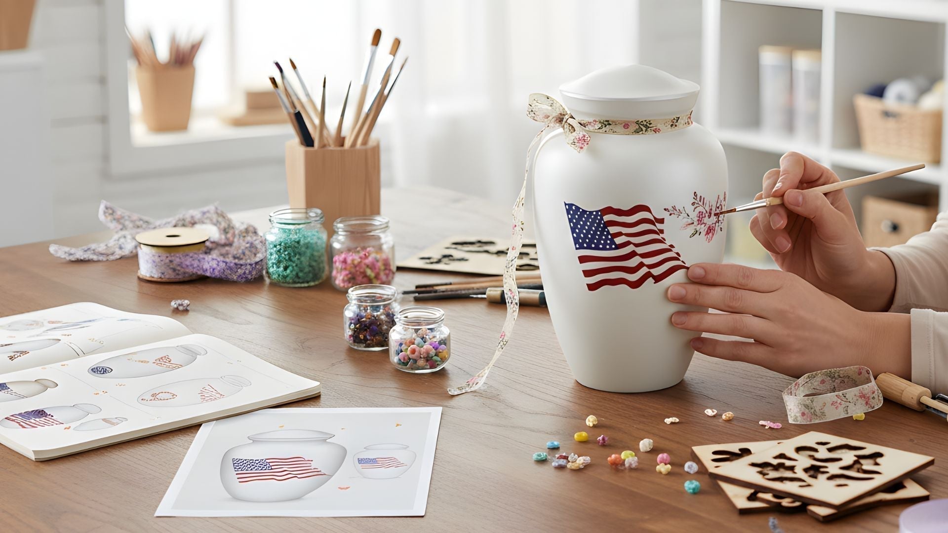 DIY Urn Ideas From Craft Stores: How to Repurpose Containers Safely an ...