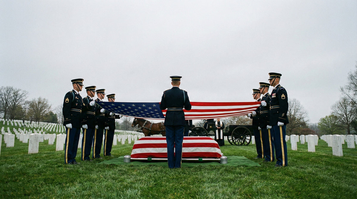 Flag Folding at Military Funerals: What the Ceremony Means (Tradition ...