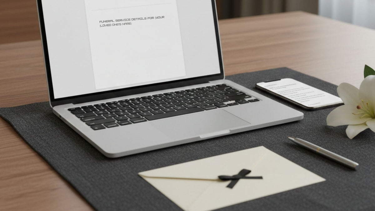 Funeral Announcement Template: Text and Email Wording Families Use ...