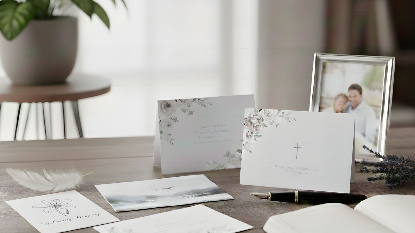 Funeral Memorial Cards: What to Include, Design Ideas, Verses & Quotes ...