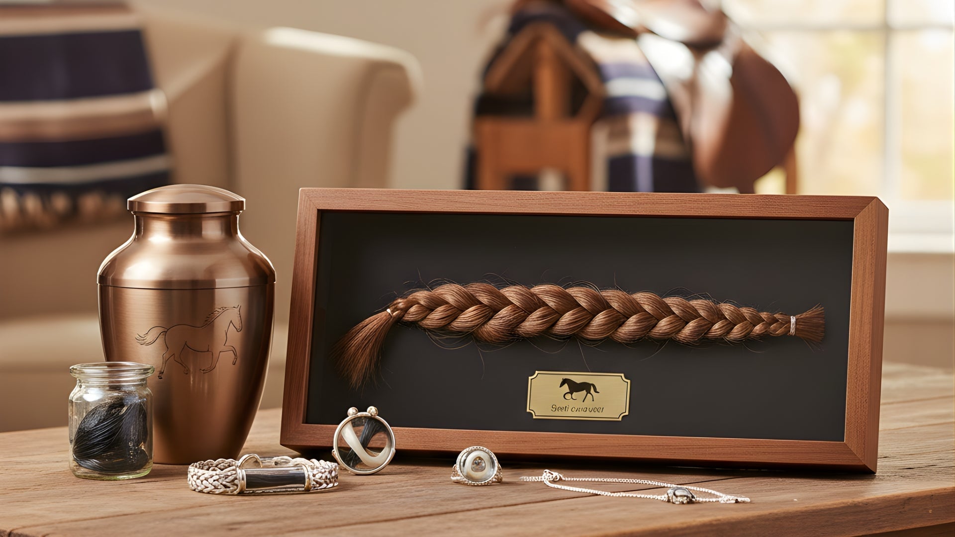 Horse Hair Keepsakes: Memorial Jewelry, Shadow Boxes, and Urns to Hono ...