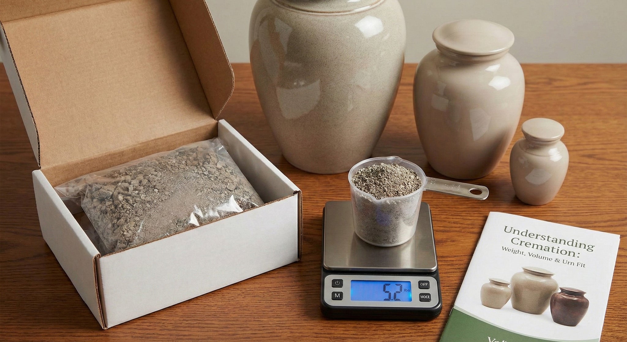 How Much Ash Is Left After Cremation? Average Weight, Volume & Urn Fit ...