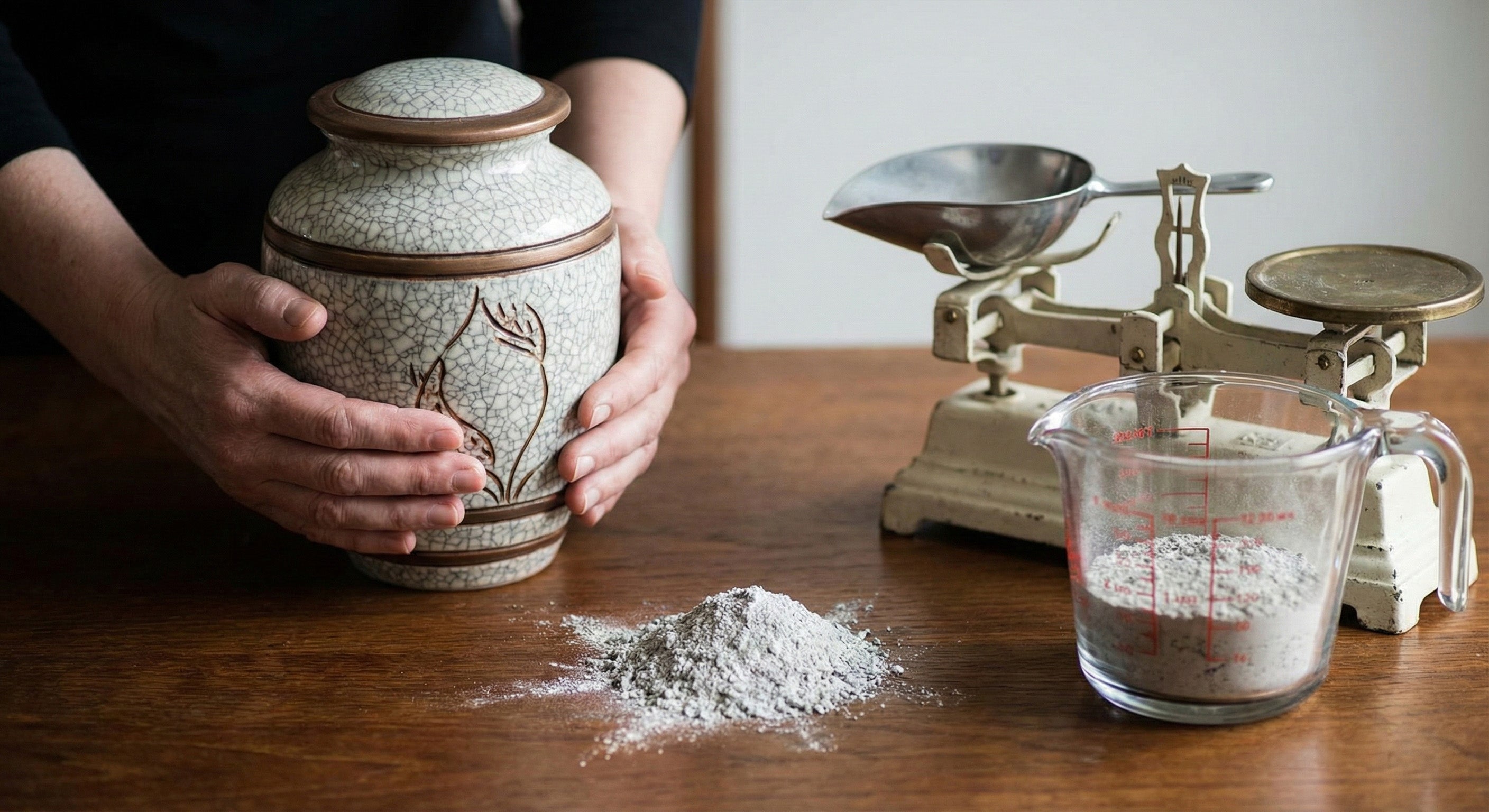 How Much Ashes Are Left After Cremation? Weight, Volume & Urn Size Exa ...