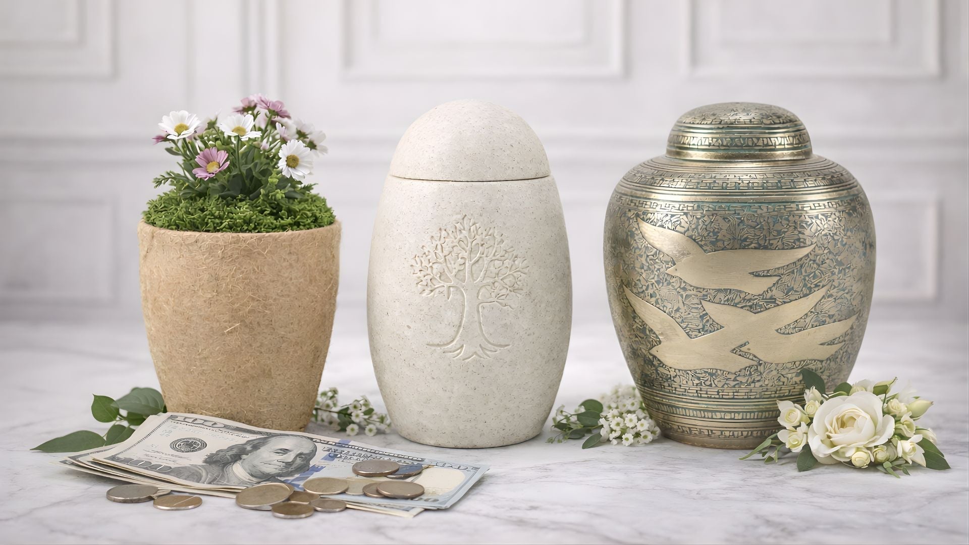 How Much Does a Cremation Urn Cost? Price Ranges, Bio-Urns, and Cemete ...