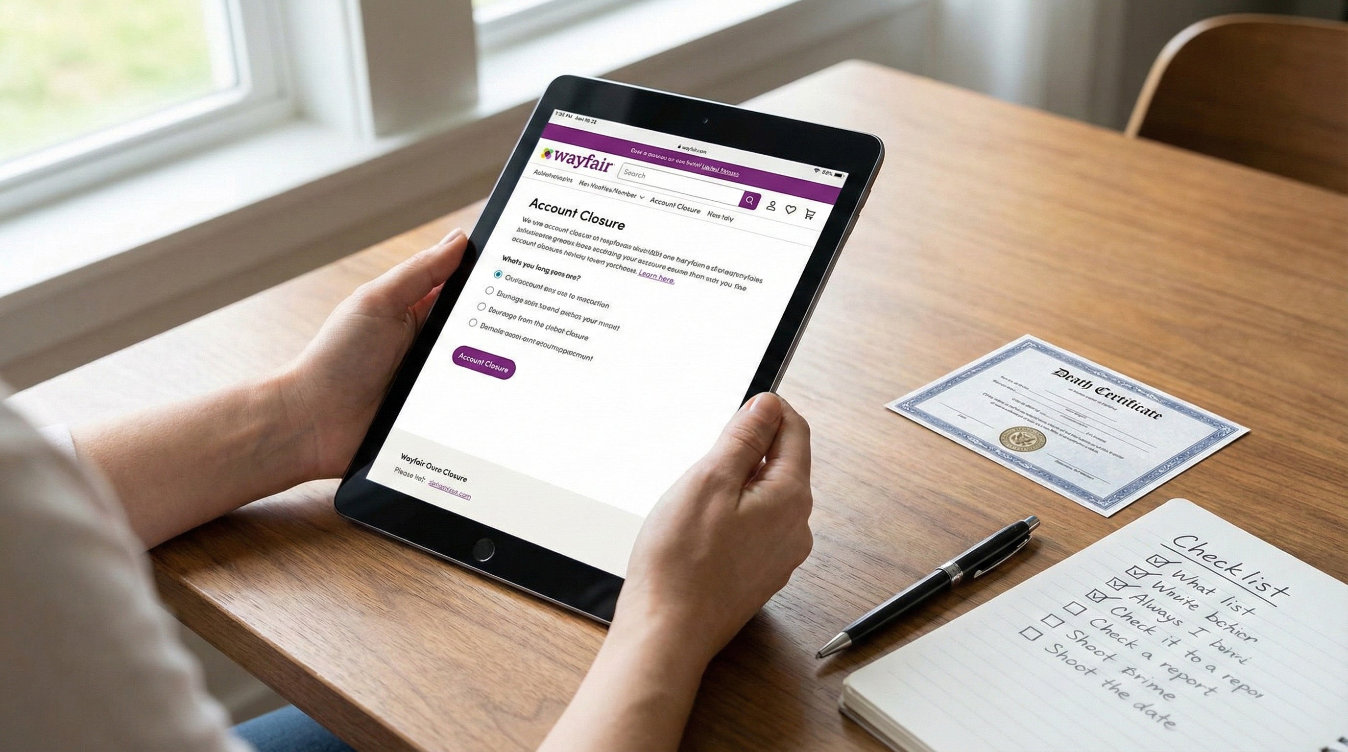 How to Close a Wayfair Account After Someone Dies (Delete Request, Ord ...