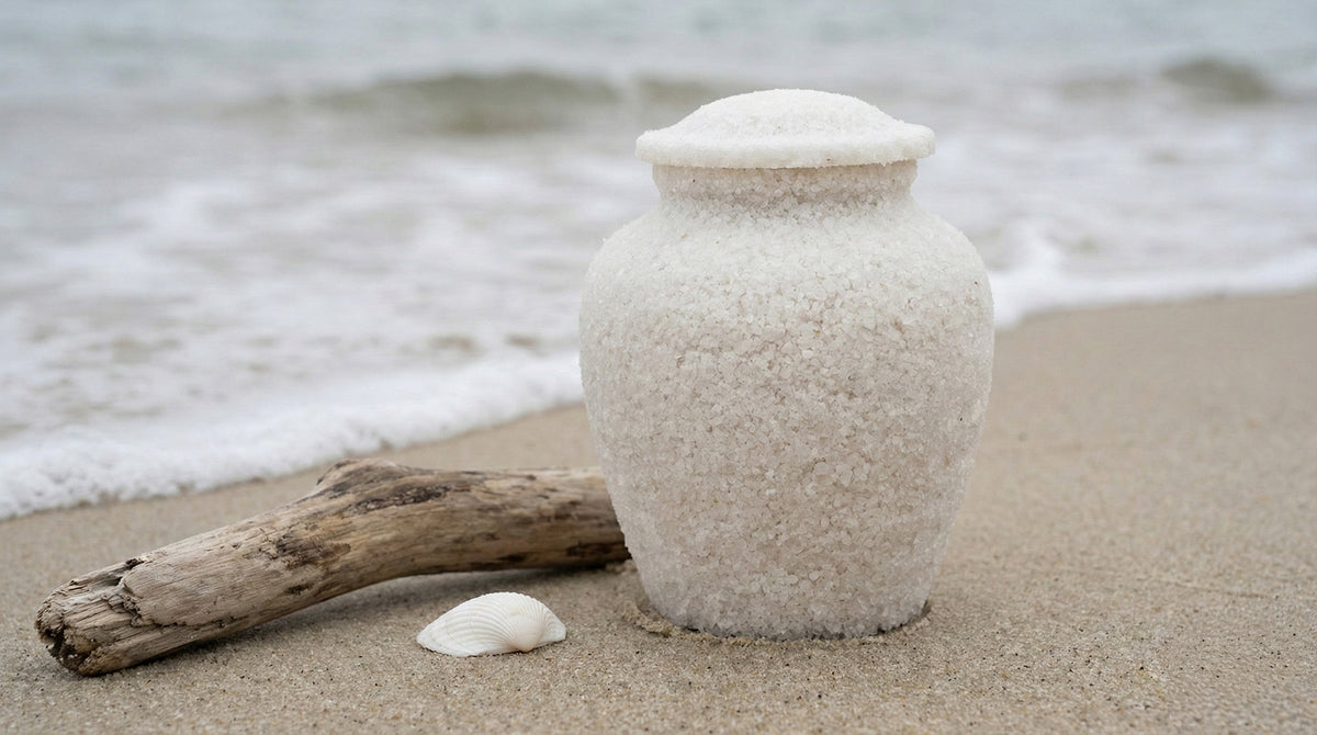 How to Conduct a Salt Urn Ceremony at the Beach | Funeral.com, Inc.