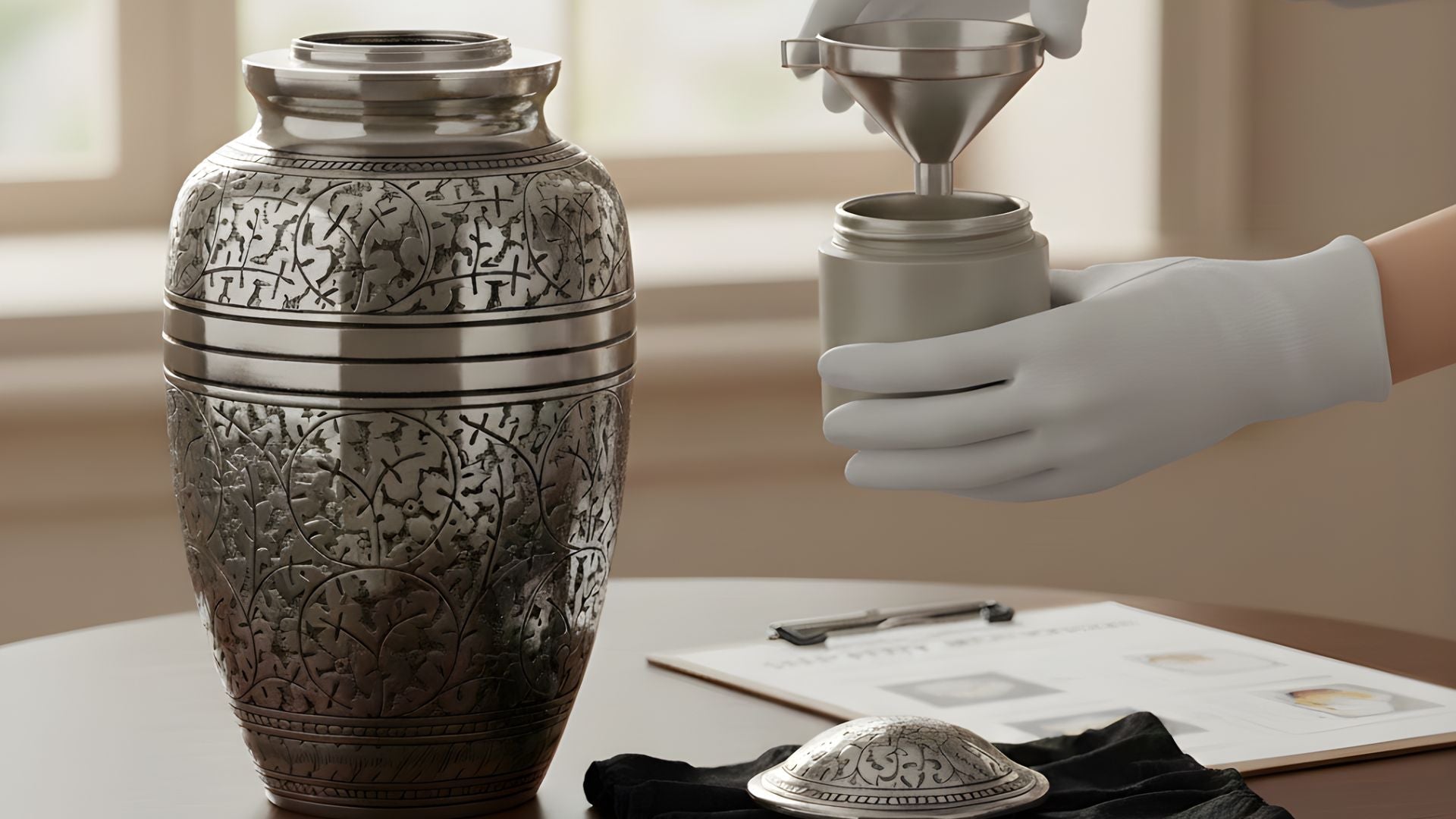 How to Transfer Ashes Into an Urn: Step-by-Step Instructions and Seali ...