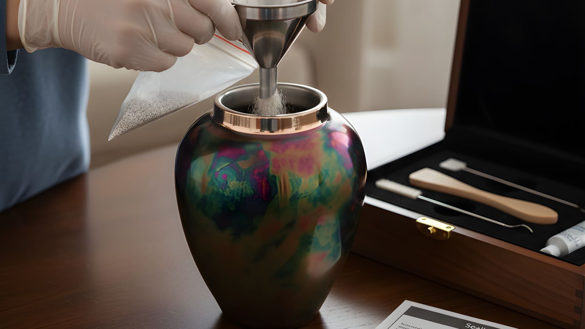 How to Transfer Ashes Into an Urn: Step-by-Step Instructions, Tools, a ...
