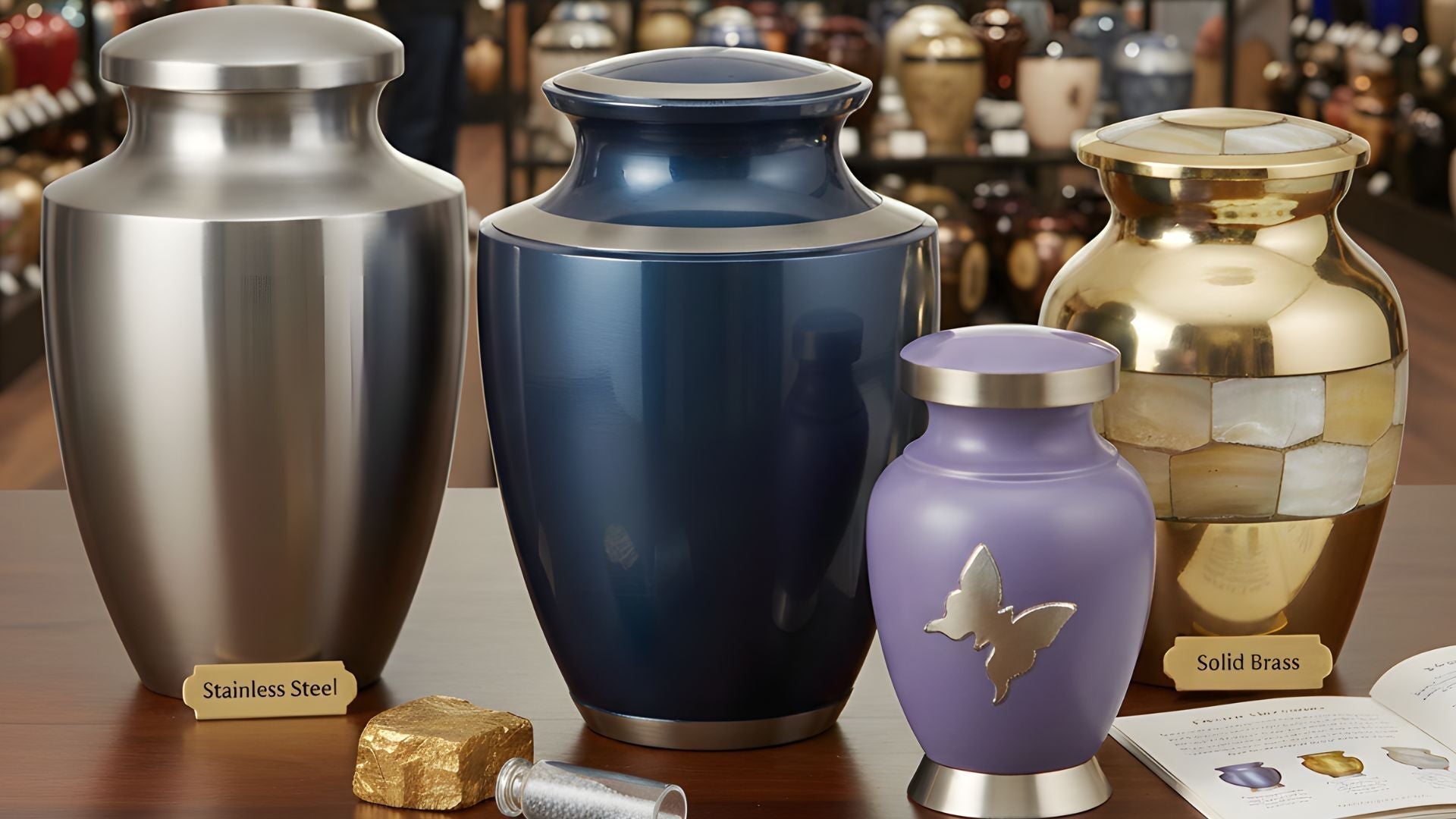 Metal Urns for Ashes: Brass, Stainless Steel, and Other Popular Materi ...