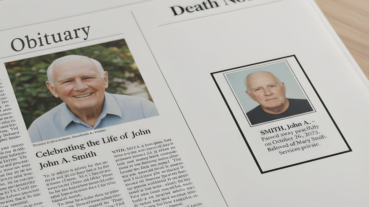 Obituary vs Death Notice: What’s the Difference | Funeral.com, Inc.