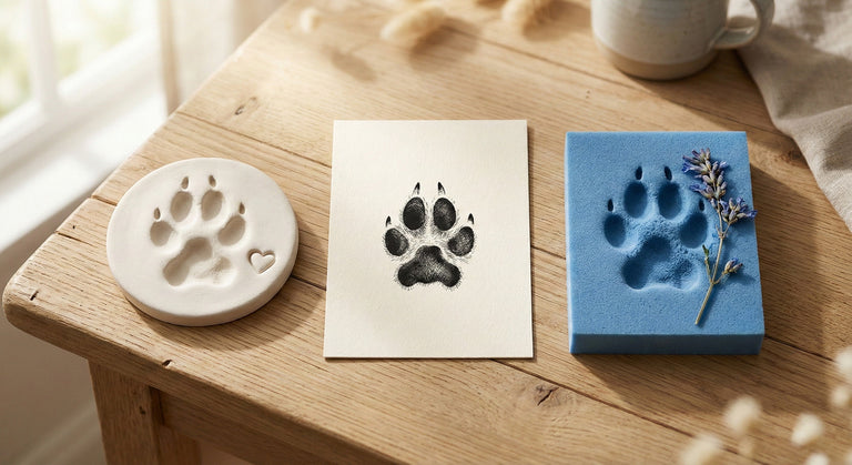 Paw Prints After Pet Death: Clay vs. Ink vs. Foam (Which Looks Best an ...