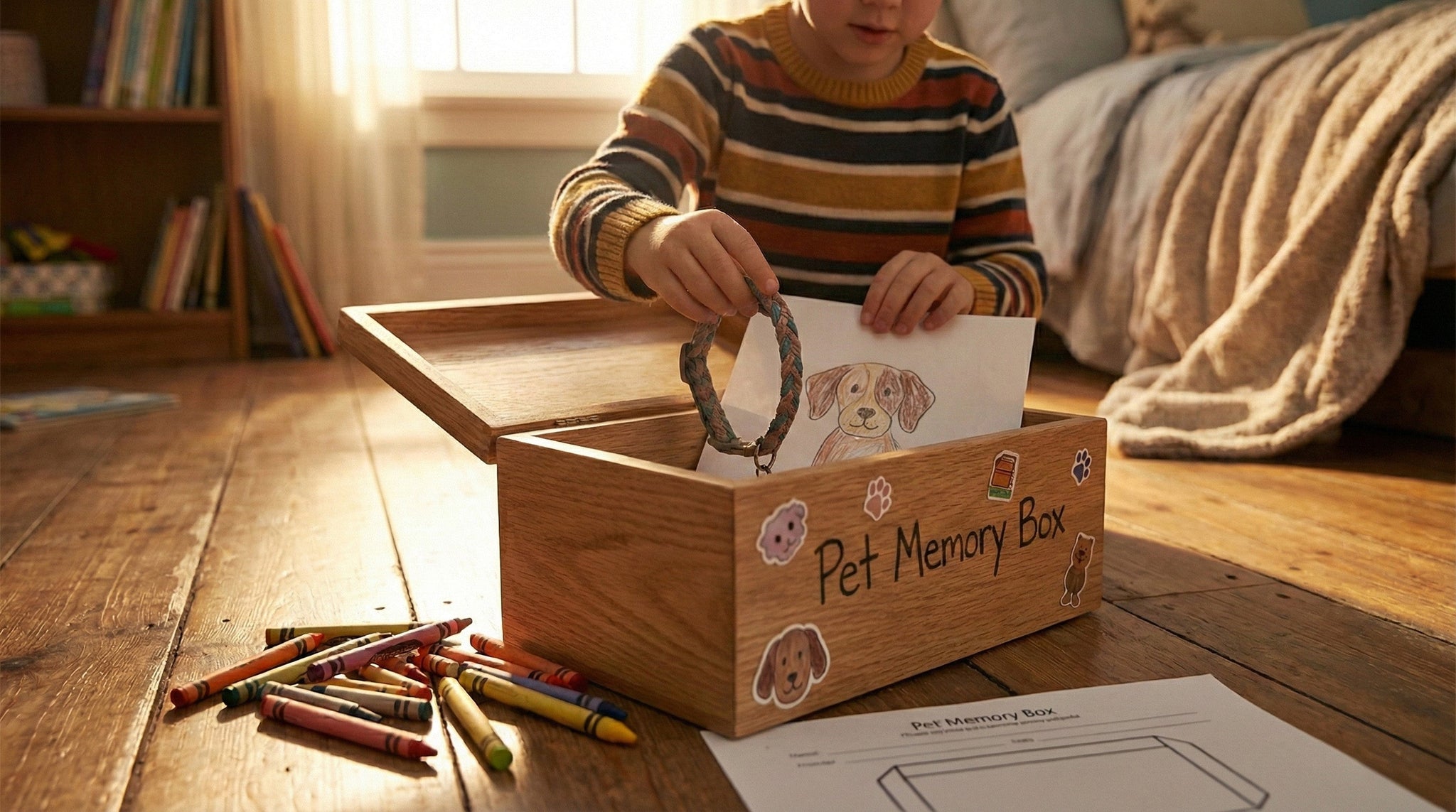Pet Memory Box for Kids: Free Printable Template, Prompts & Simple ...