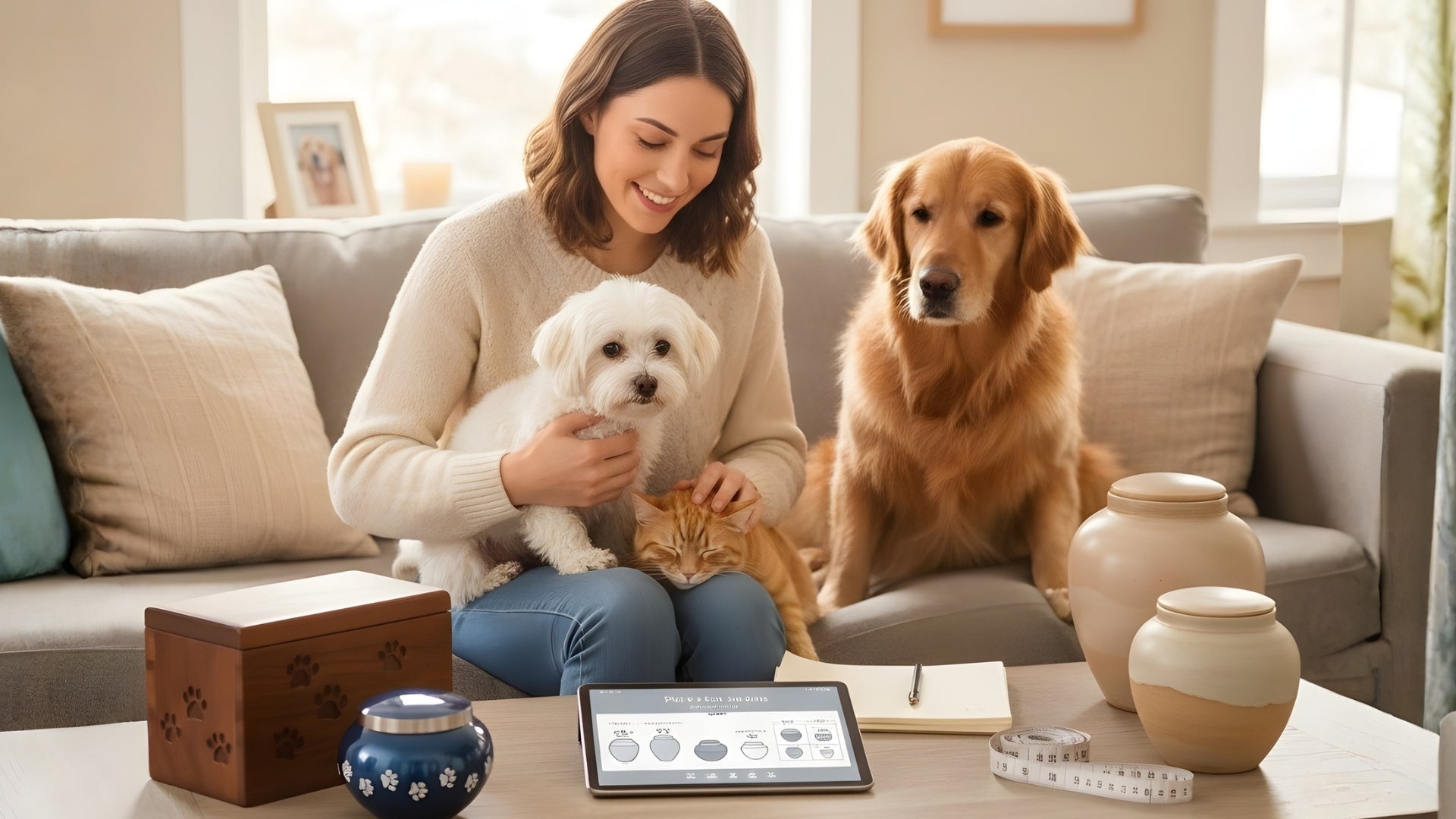 Pet Urn Size Guide: Choosing the Right Capacity for Dogs and Cats ...