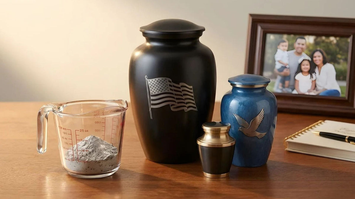 Choosing the Right Cremation Urn Size: A Practical Guide | Funeral.com ...