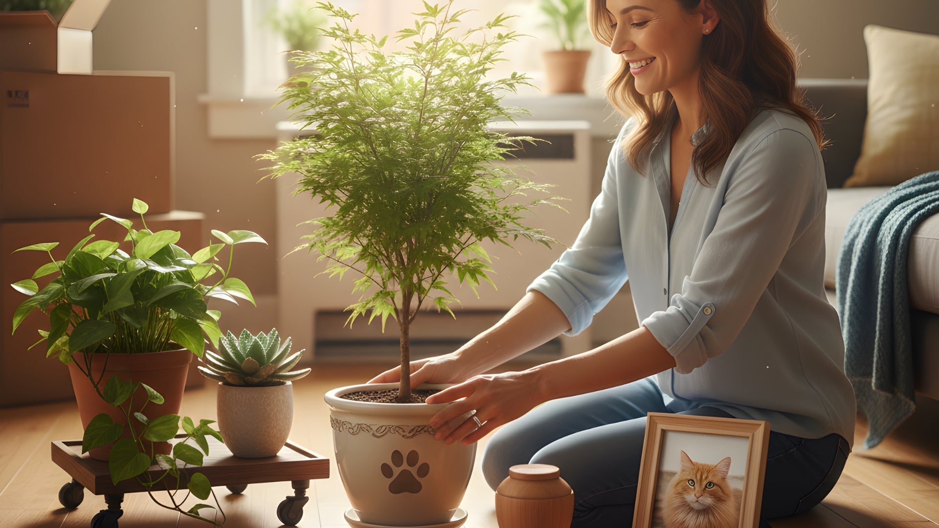 Potted Pet Memorials for Renters: Portable Plant Tributes That Move Wi ...