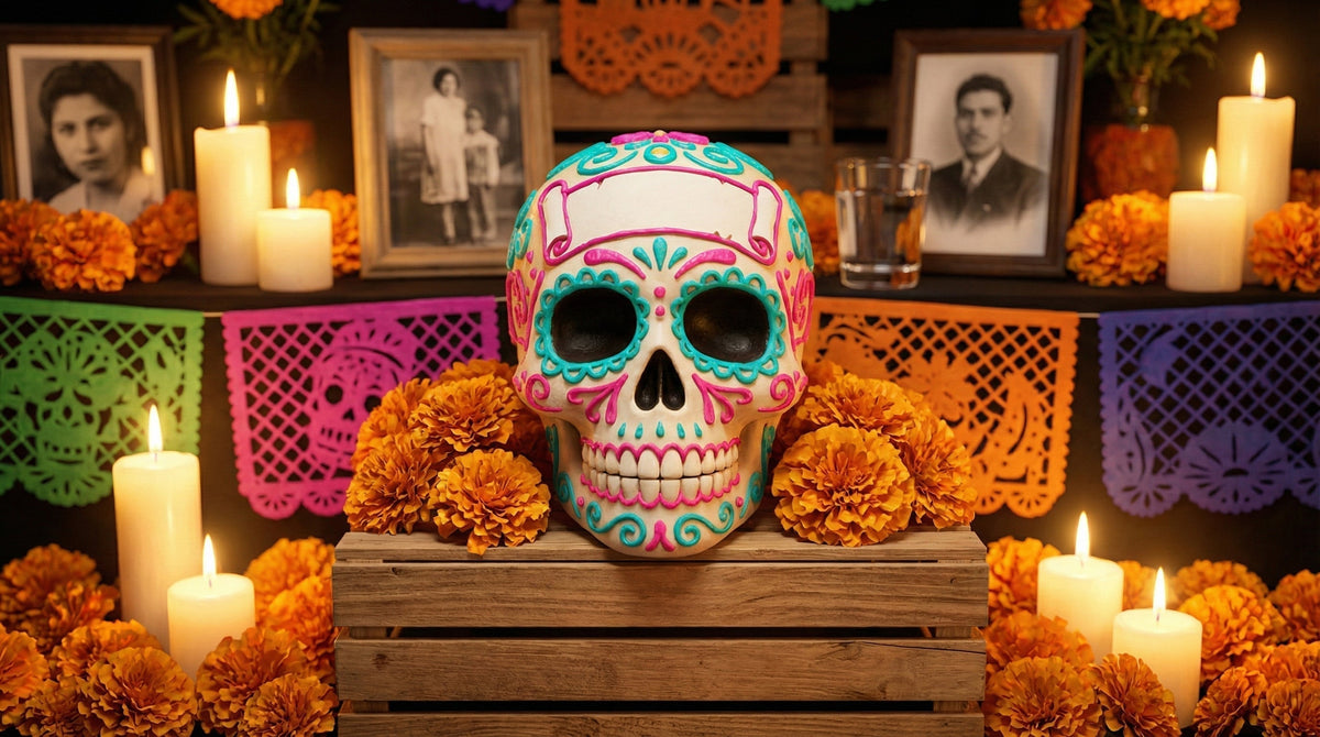 Sugar Skulls (Calaveras de Azúcar): Meaning, Names on the Forehead, an ...