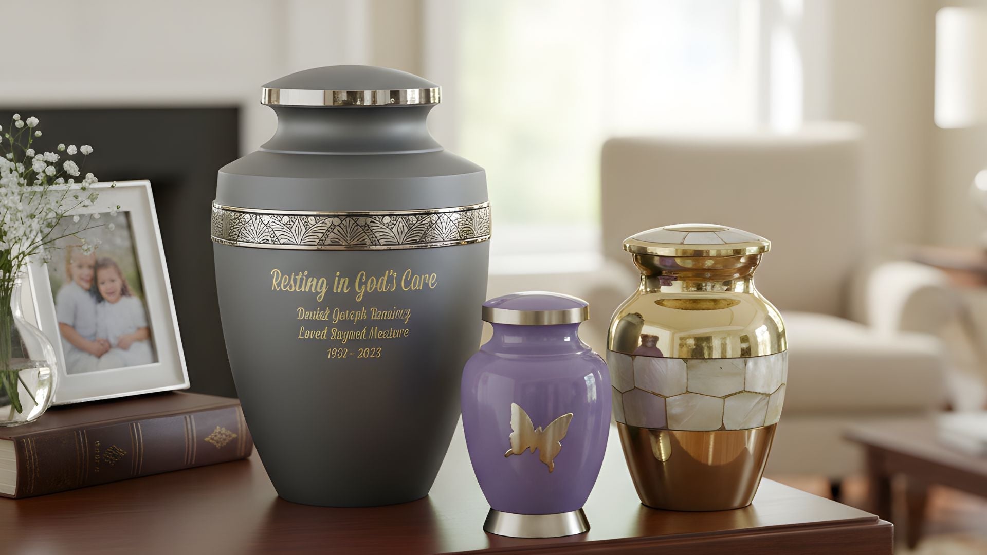 Urn Colors and Finishes: How They Look in Real Homes | Funeral.com, Inc.