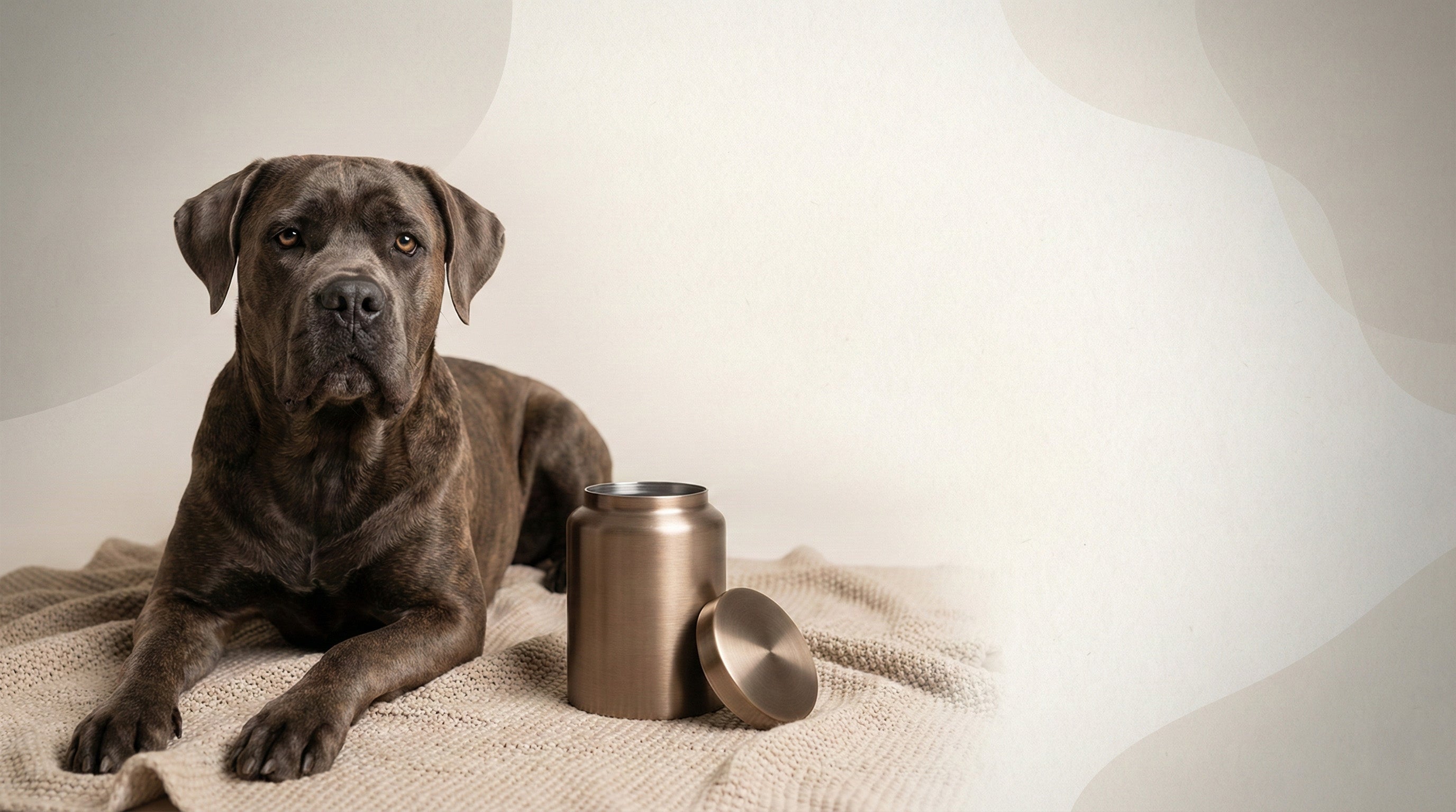 Urn Size for a Cane Corso: Cubic Inches Guide (XL Pet Urns) | Funeral ...
