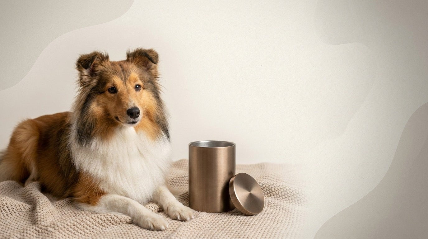 Urn Size for a Shetland Sheepdog (Sheltie): Weight Chart + Cubic Inche ...