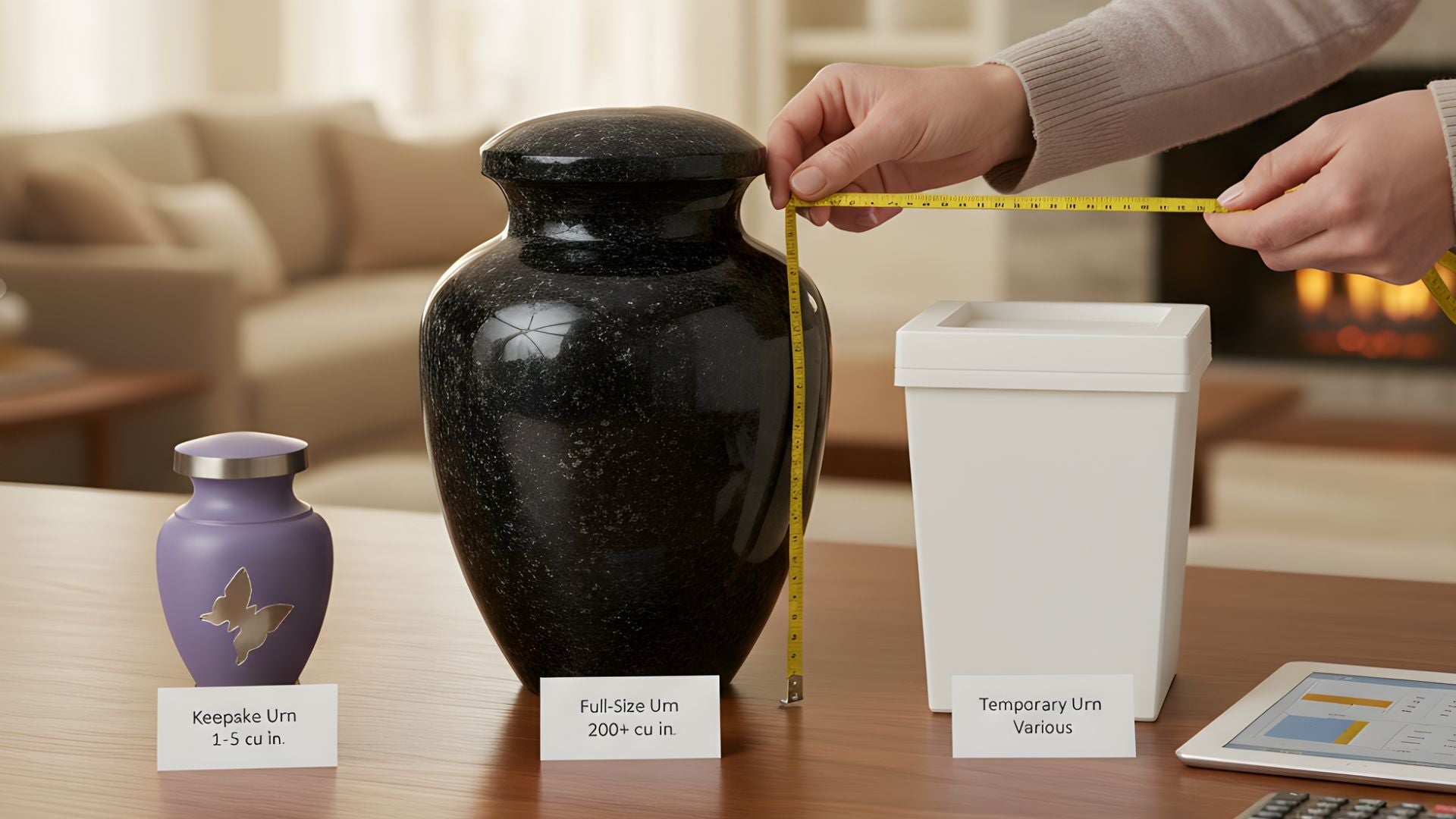 Urn Sizes Made Simple: Full-Size vs Keepsake vs Temporary Urns (With C ...
