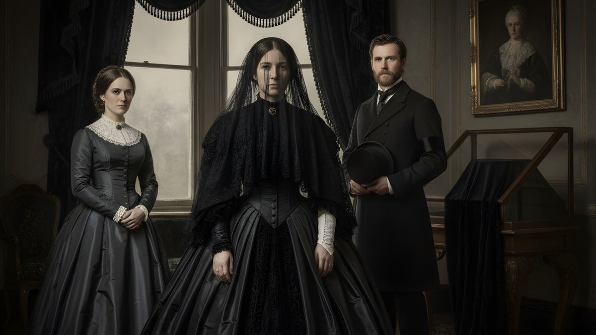 Victorian Mourning Dress Codes: Crape, Weepers, and the Rules of Half ...