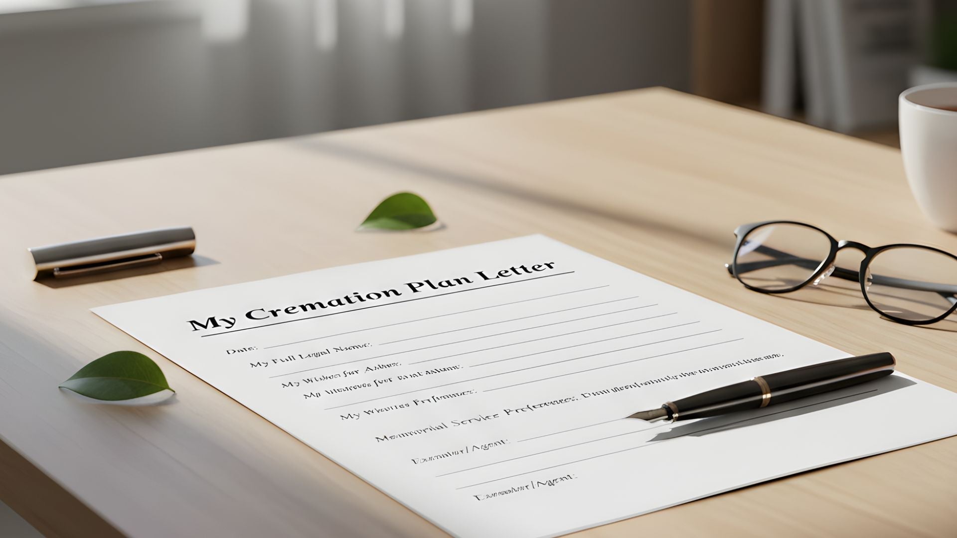 Qué incluir en una carta de plan de cremación: una plantilla para comp ...