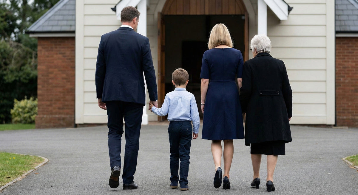 What to Wear to a Funeral: Dress Code Basics for Men, Women & Kids ...