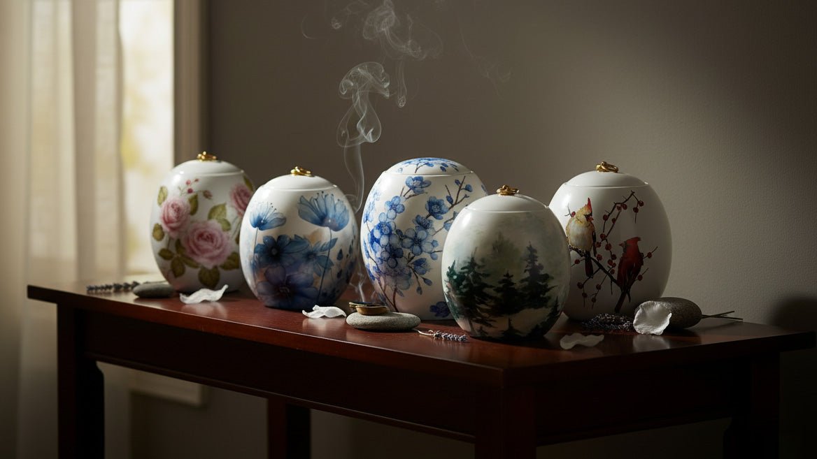 Ceramic Cremation Urns for Ashes | Artistic Memorial Urns | Funeral.com ...