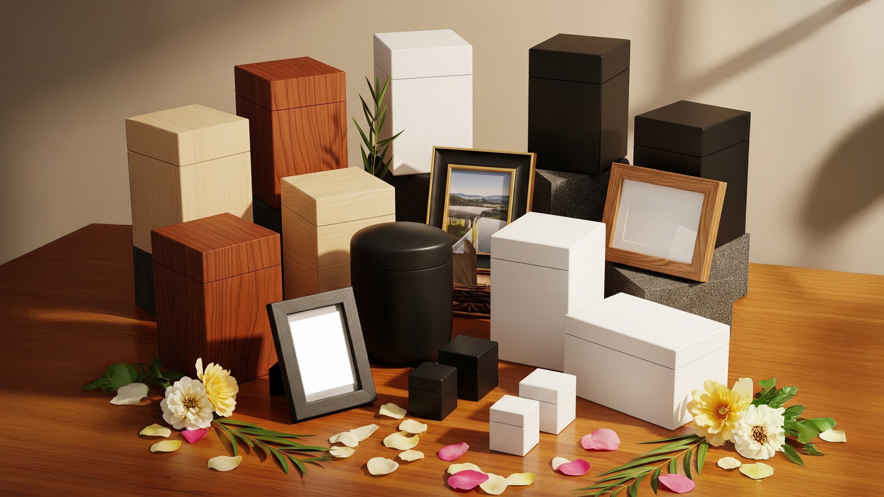 MDF Cremation Urns for Ashes | Simple & Elegant Urns | Funeral.com, Inc.