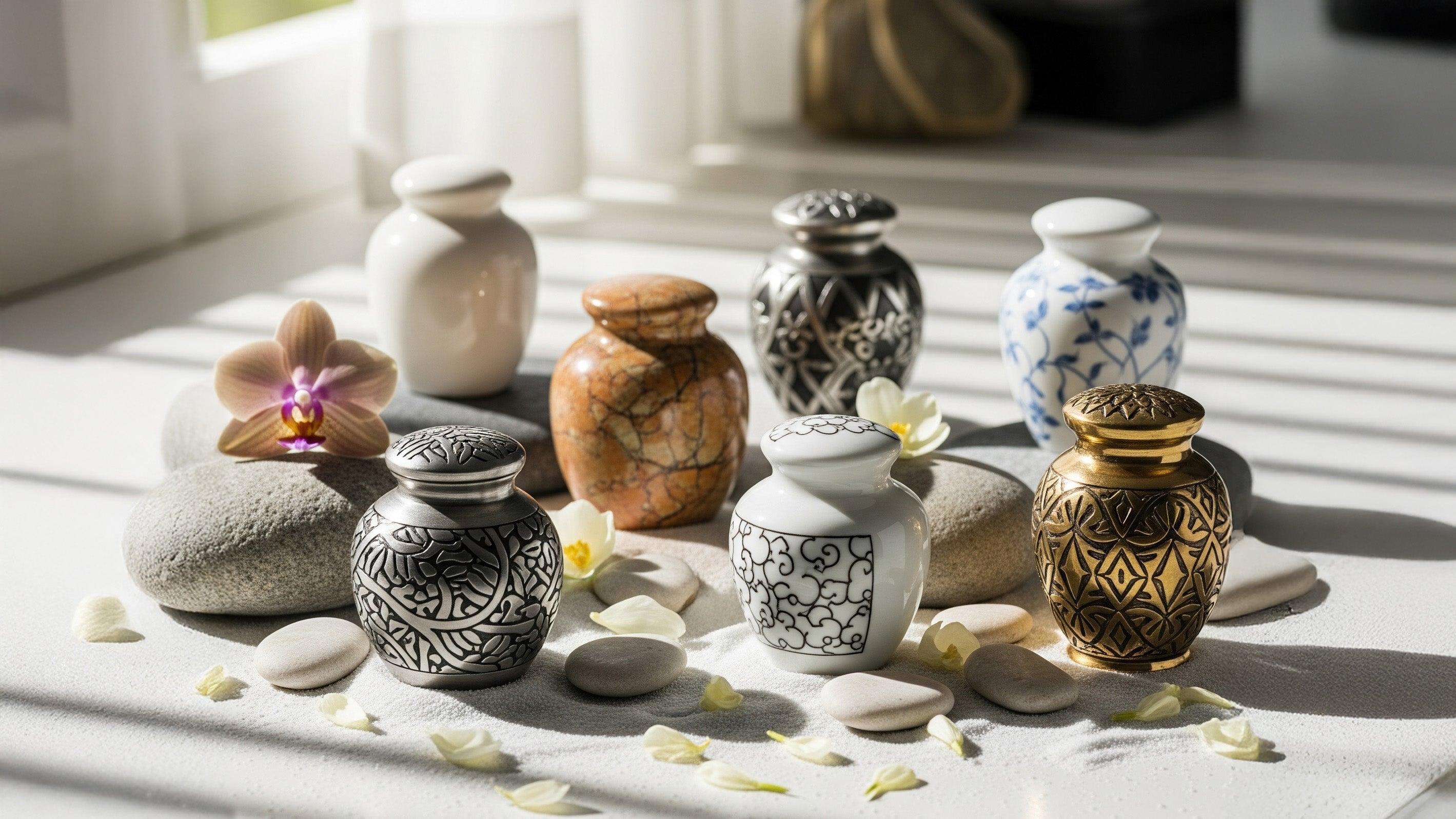 Medium Urns for Ashes | Mid-Size Cremation Memorials | Funeral.com, Inc.